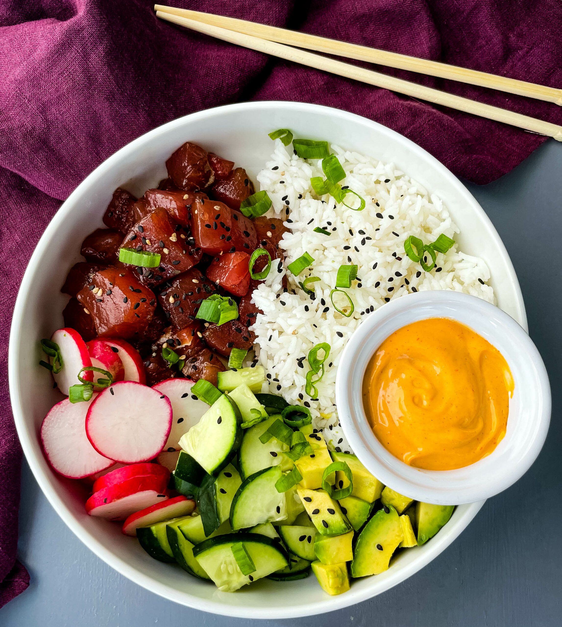 Tuna Poke Bowls
