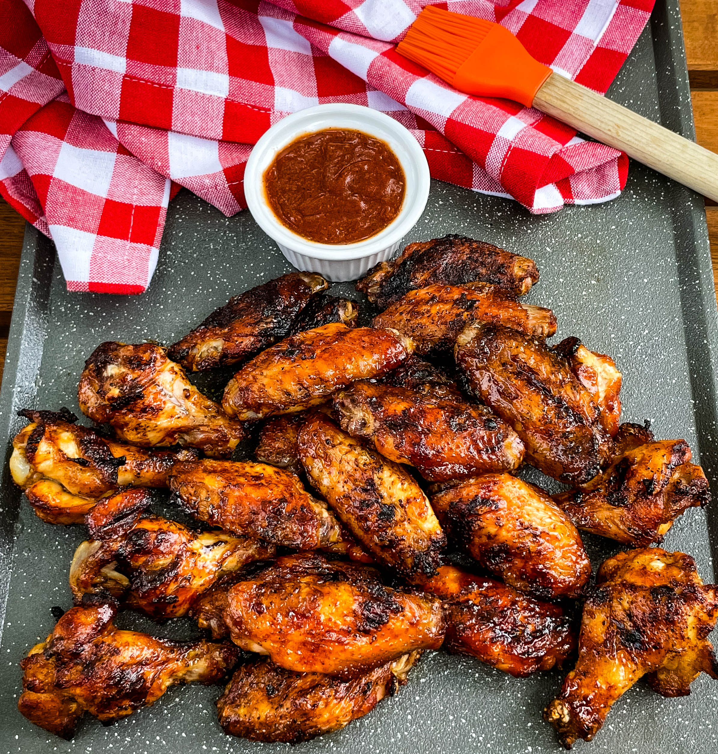 How to Grill Chicken Wings + {VIDEO}