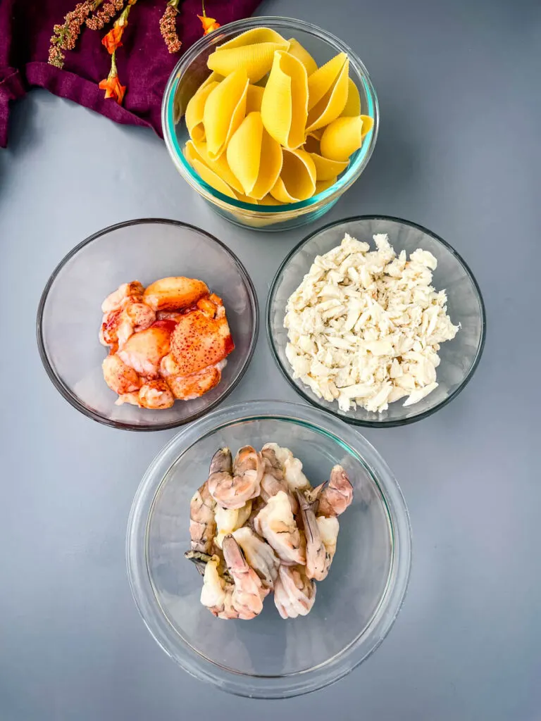 Creamy Seafood Stuffed Shells + {VIDEO}