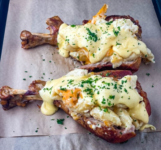 Stuffed Turkey Legs + {VIDEO}