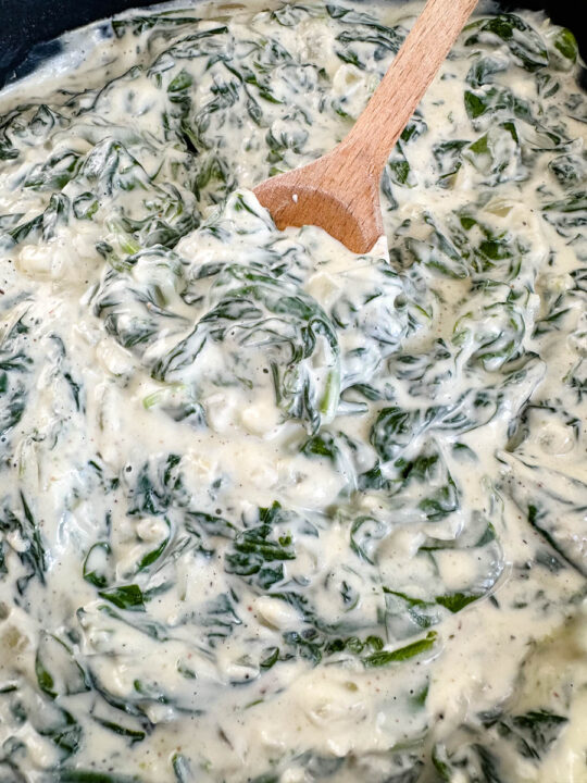 Southern Creamed Spinach with Fresh or Frozen Spinach