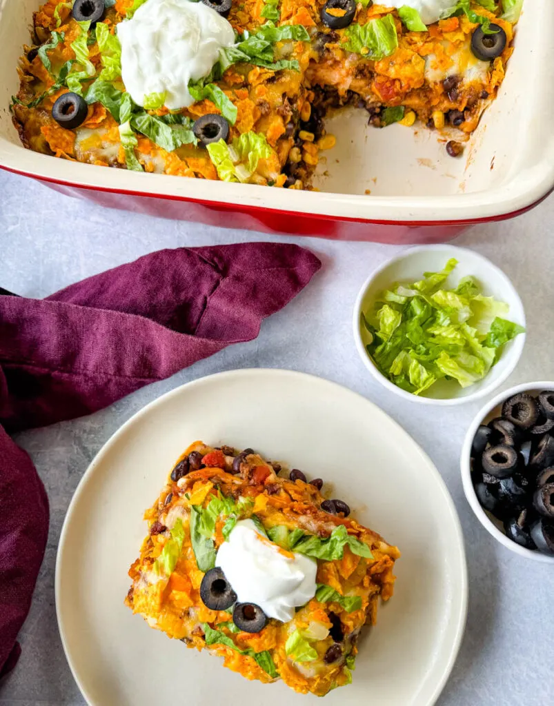 Ground Beef Taco Casserole Bake
