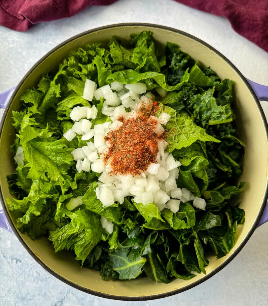 Mixed Greens with Collards and Turnips