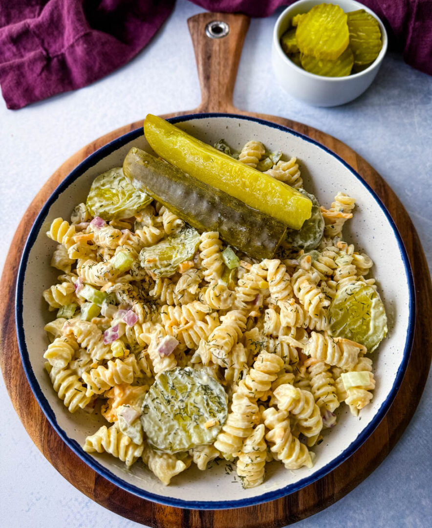 Dill Pickle Pasta Salad