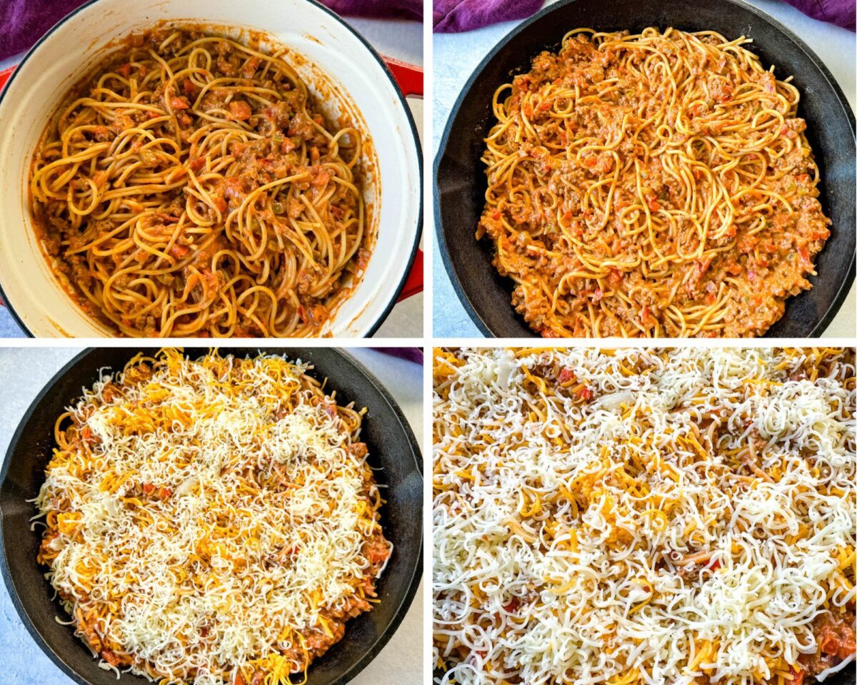 Cheesy Million Dollar Baked Spaghetti (+ meal prep tips) - Stay Snatched