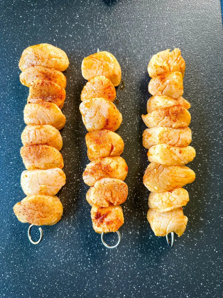 Marinated Grilled Scallops