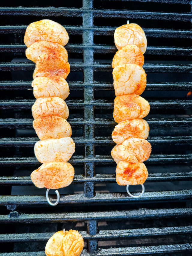 Marinated Grilled Scallops