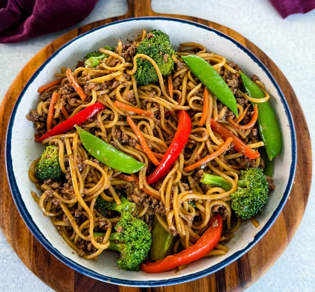 Ground Beef Lo Mein