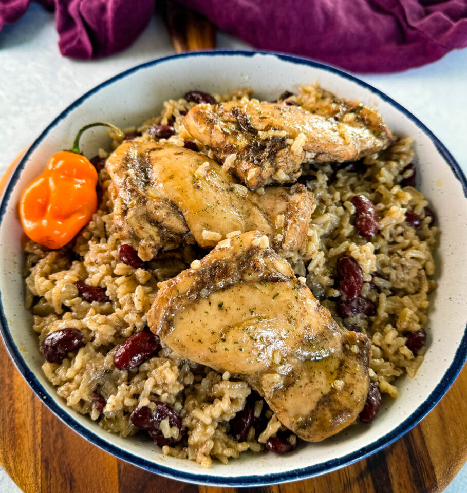 One-Pot Jerk Chicken and Rice