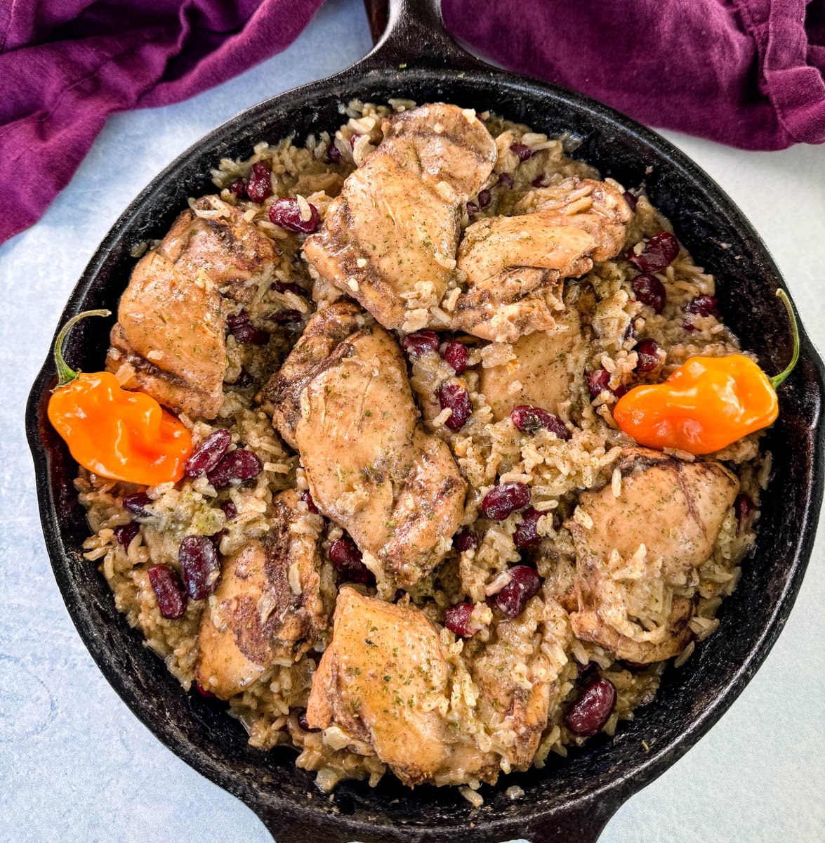 One-Pot Jerk Chicken and Rice
