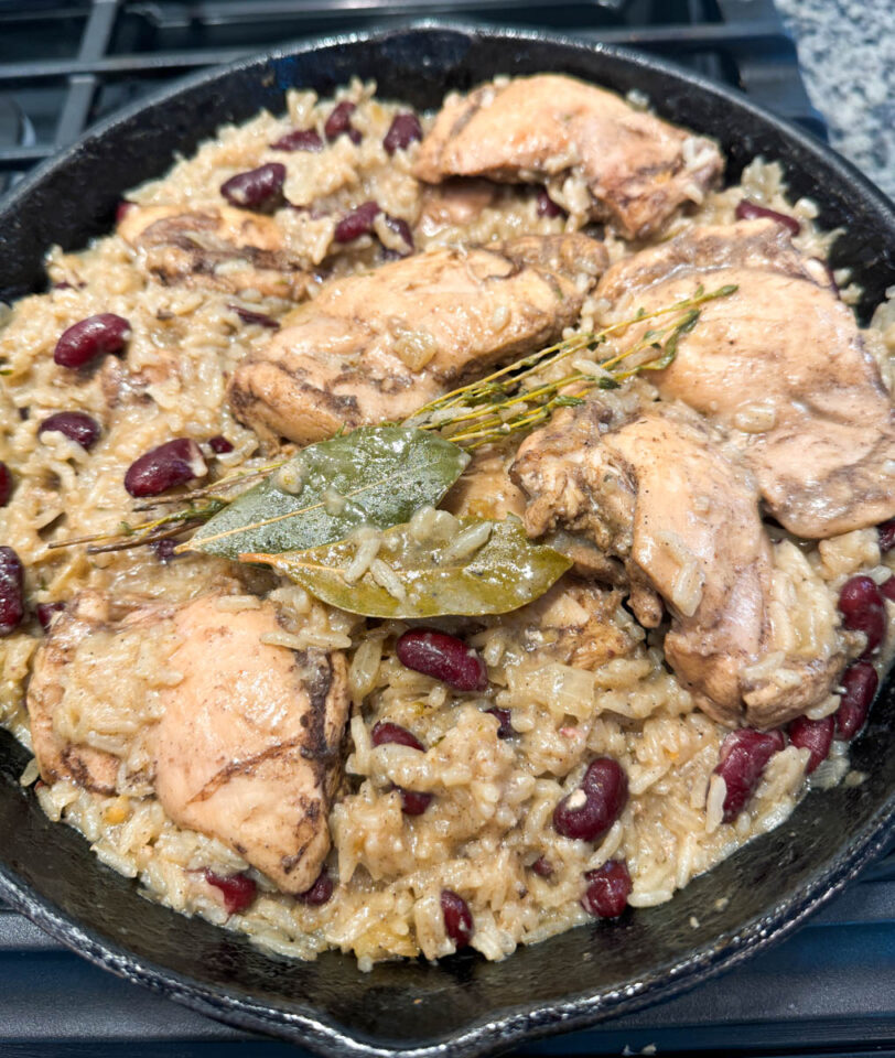 One-Pot Jerk Chicken and Rice