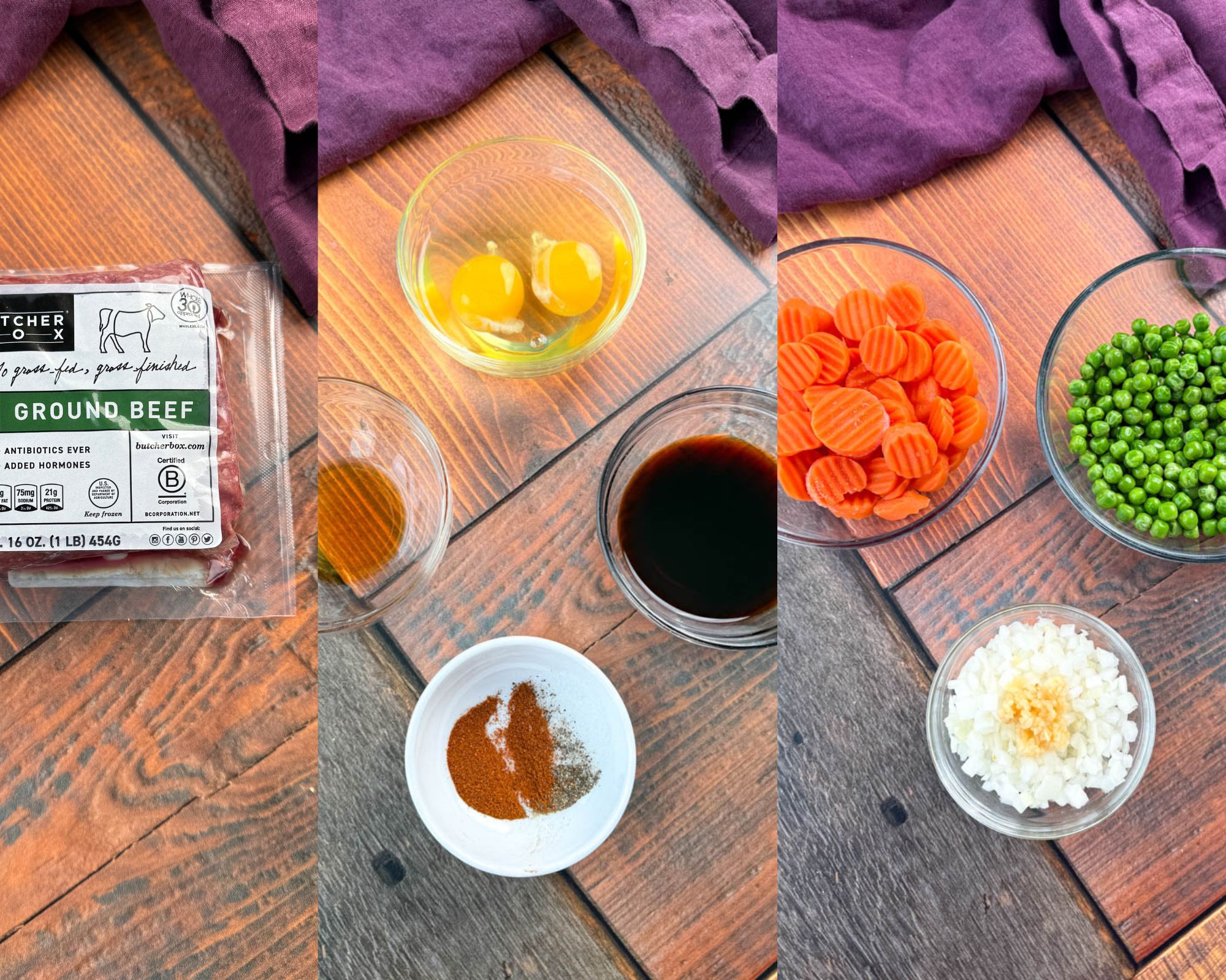 Ground Beef Fried Rice