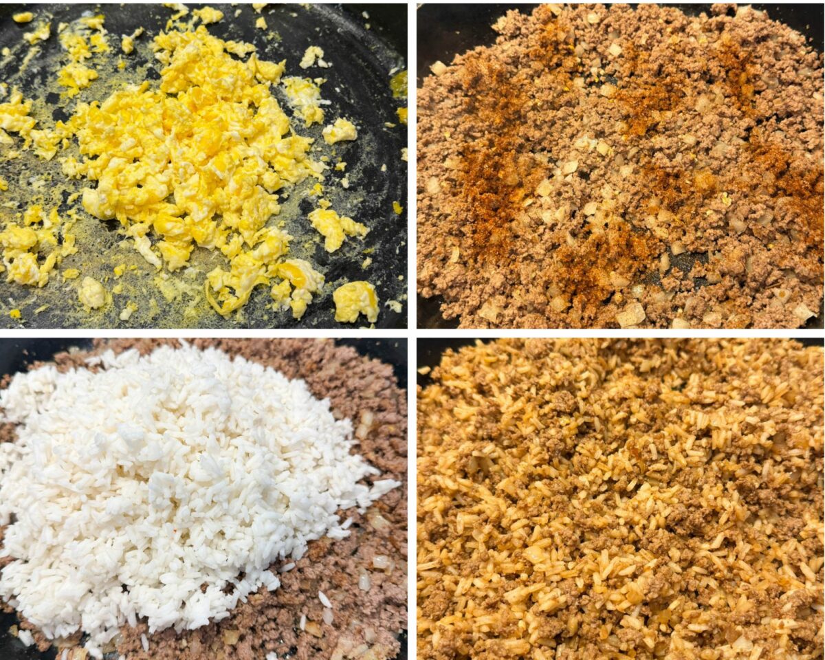 Ground Beef Fried Rice