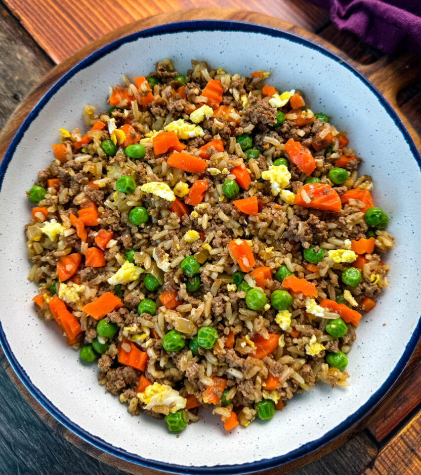 Ground Beef Fried Rice