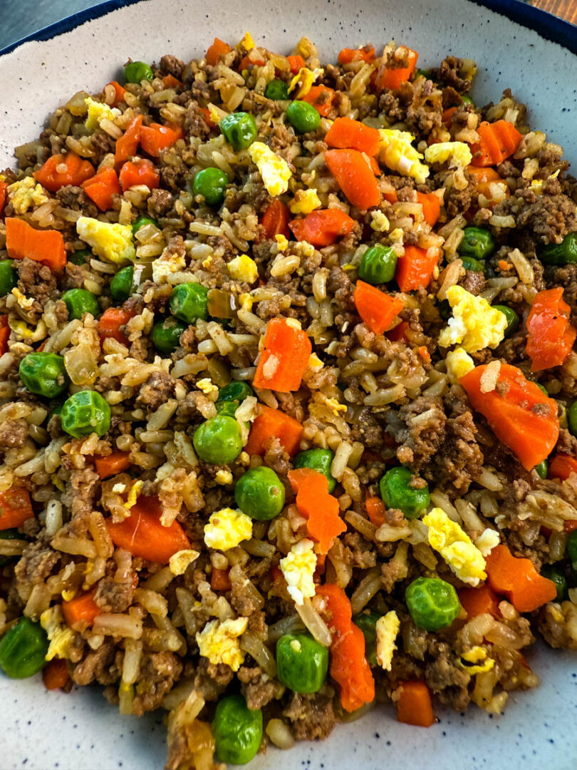 Ground Beef Fried Rice