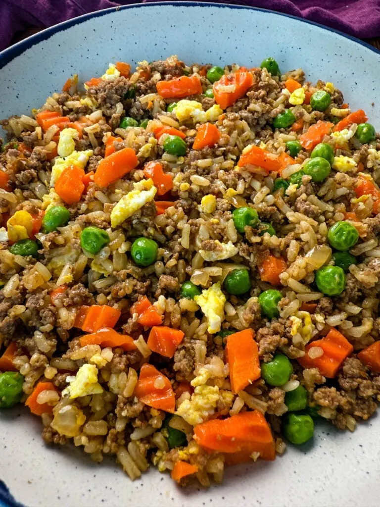 Ground Beef Fried Rice