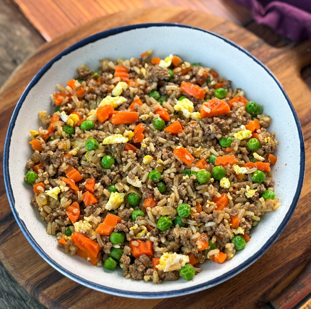 Ground Beef Fried Rice