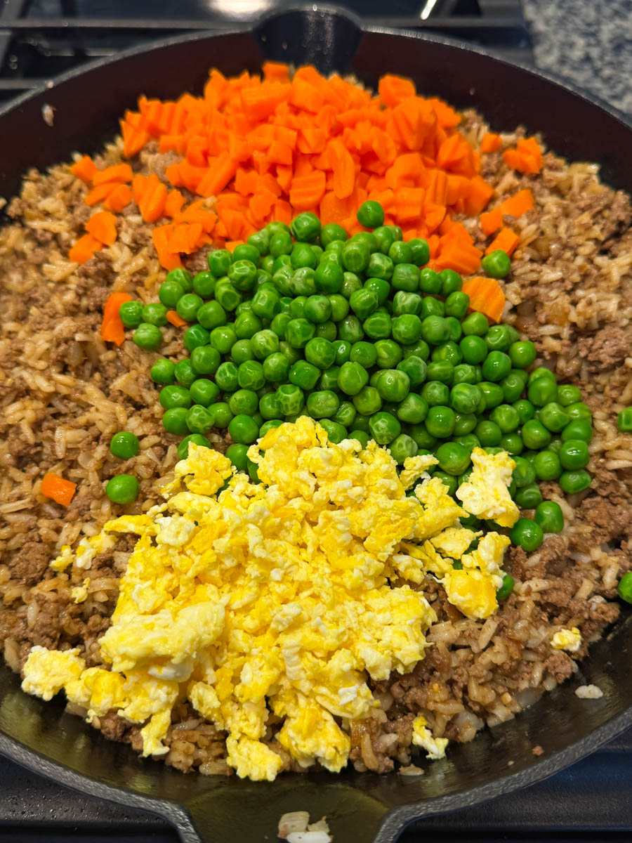 Ground Beef Fried Rice