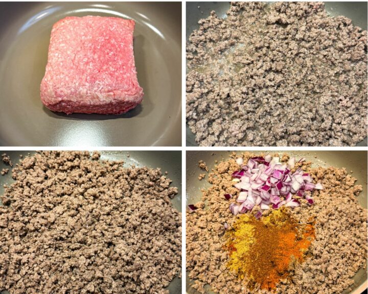 Cheesy Ground Beef Quesadillas (Crunchy Supreme)