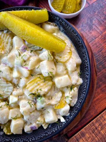 Creamy Dill Pickle Potato Salad